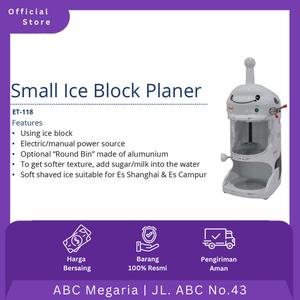 Jual Gea Ice Planer Shaver / Mesin Es Serut Campur/Shanghai ET118 / ET ...