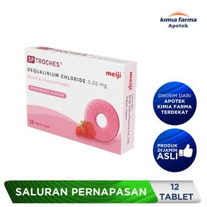 Jual SP TROCHES STRAWBERRY 12 TABLET HISAP / PERMEN ANTISEPTIK ...