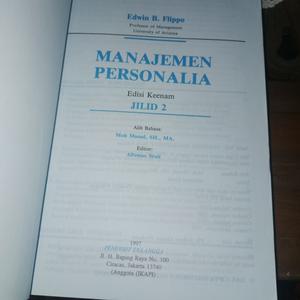 Jual JT-2024 MANAJEMEN PERSONALIA EDWIN FLIPPO JILID 2 - Kota Surakarta ...