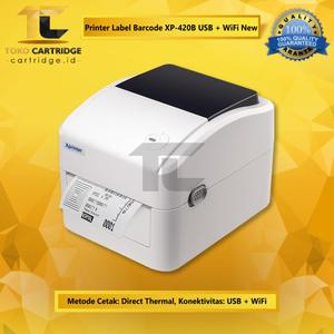 Jual BEST! XPRINTER XP-420B 420B USB THERMAL PRINTER BARCODE LABEL ...
