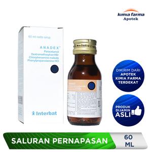 Jual ANADEX SIRUP 60 ML / OBAT BATUK FLU / KIMIA FARMA - Jakarta Barat ...