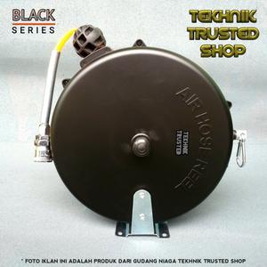 Jual Air hose reel HITAM 8 meter selang angin 5 x 8 mm bengkel ahas dl ...