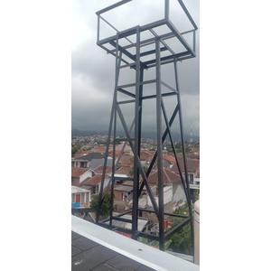 Jual MENARA / TOWER - TANGKI / TOREN AIR - KAPASITAS 500 LITER - 4m ...