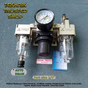 Jual Air filter Regulator control angin Oil lubricator port 1/4" TC200 ...