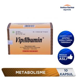 Jual VIPALBUMIN 500 MG BLISTER 10 KAPSUL / SUPLEMEN KESEHATAN / KIMIA ...
