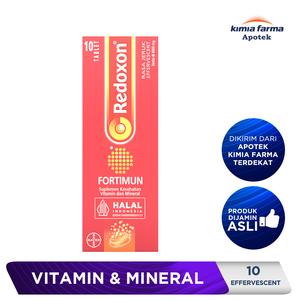 Jual REDOXON FORTIMUN 10 TABLET EFFERVESCENT / SUPLEMEN DAYA TAHAN ...