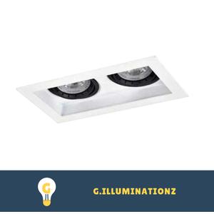 Jual Single / Double / Triple GU10 Downlight Fitting / Modern Recessed ...