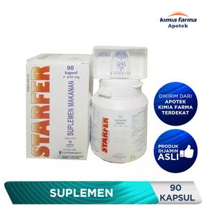 Promo STARFER BOTOL 90 KAPSUL / SUPLEMEN KESEHATAN PROSTAT / KIMIA ...