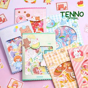 Promo TENNO Stiker Lucu isi 45 Pcs Sticker Berbagai Macam Motif Imut ...