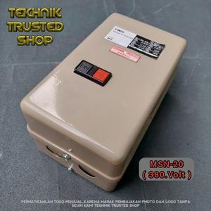 Jual DOL auto starter MSN20 380volt Magnetic switch contactor Metal bo ...
