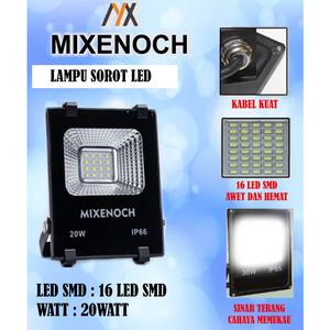 Jual Lampu Kap Sorot/ Lampu Sorot Led Mixenoch Super Terang - 20WATT ...