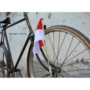 Jual Tiang cagak bendera kuningan sepeda onthel jengki minion - Kota ...