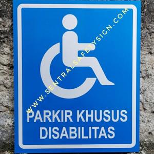 Jual Rambu Parkir Khusus Disabilitas 60X50Cm - Kota Bekasi - Azizah ...