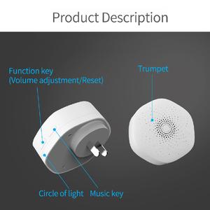 Jual Headway Tuya Sound And Light Alarm Smart Home Flood Monitoring ...