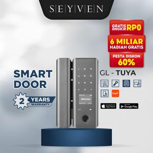 Jual SEYVEN Smart Door Lock Pintu Kaca Digital Lock with APP Tuya ...