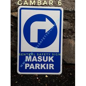 Jual Rambu Masuk Parkir 60X40Cm - Kota Bekasi - Azizah Official Store ...