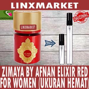 Jual ZIMAYA BY AFNAN ELIXIR RED FOR WOMEN EDP EAU DE PARFUM - UKURAN ...