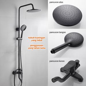 Jual YEE.SALL Set Shower Kamar 3in1 Dengan Keran / Set Shower Hitam ...