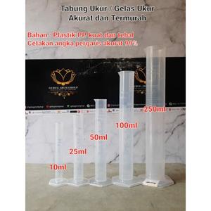 Jual Tabung ukur Gelas ukur 100ml, gelas ukur plastik tabung ukur lab ...