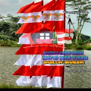 Jual Bendera Merah Putih/Umbul-Umbul 8 Mata Terbatas - Kota Medan - quinnta shop | Tokopedia