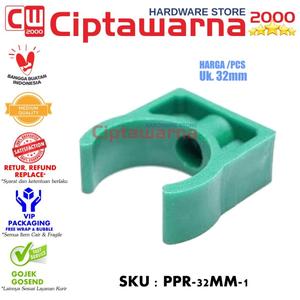Jual Klem Pipa PPR 1 inch 32mm Pipe Clamp PPR Pipa Fitting PPR - Kota ...
