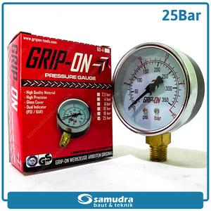 Jual Pressure Gauge 25 bar GRIP ON Manometer Ukuran Tekanan Angin ...
