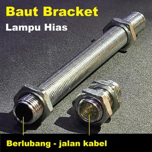 Jual PT2 Baut Berlubang/Hollow Scew /Mur M10 Bracket Dudukan Lampu Hias ...