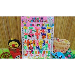 Jual ABC mainan edukatif edukasi anak balita PAUD TK alphabet angka ...