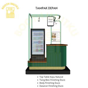Jual PROMO Gambar Desain Booth/Stand Jualan/Pameran/Booth Kuliner Mall ...