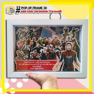 Jual [New] FAREWELL GIFT POP UP FRAME KADO PERPISAHAN SCRAP FRAME FOTO ...