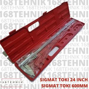 Jual Sigmat Toki 24" Inch / Jangka Sorong 600Mm / Vernier Caliper 24 ...