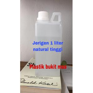 Jual TOP SALE JERIGEN 1 LITER / JERIGEN TINGGI 1 LITER NATURAL ...