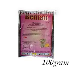 Jual BENTAN 45 WP 100 GRAM KEMASAN PABRIK MOLUSKISIDA RACUN SIPUT KEONG ...