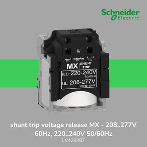 Jual SCHNEIDER VR MX SHUNT TRIP 220-240V AC 50/60Hz LV429387 - Kota ...