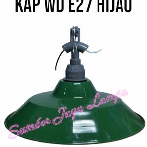 Jual Kap Lampu Jalan WD Hijau + fitting Gantung E27 - Kab. Bekasi - Sumber jaya lampu_NEW ...