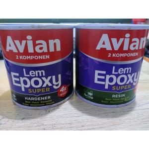 Jual Lem Epoxy SUPER Avian 340 Gr dan 1600 Gr, 2 komponen Resin ...
