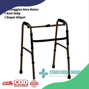 Jual Onemed Alat Bantu Jalan Fisioterapi Walker Gold 4 Kaki - Kota ...