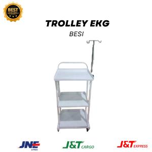 Jual TROLI EKG RUMAH SAKIT || TROLI EKG PASIEN STAINLESS || TROLI EKG ...