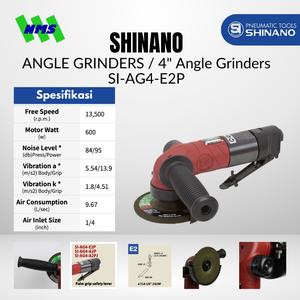 Jual Mesin Gerinda Angin 4 inci Shinano SI-AG4-E2P 4" Air Angle Disc ...