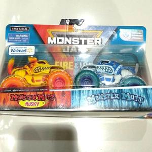 Jual Miliki Monster Jam Fire & Ice Husky Monster Mutt Walmart Spin ...