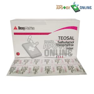 Jual TEOSAL TABLET 10`S/THEOPHYLLINE/ASMA/SESAK NAFAS - Kota Bekasi ...