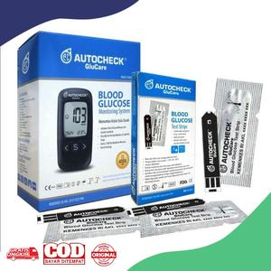 Jual AUTOCHECK GLUCARE ALAT CEK UNTUK MENGUKUR GULA DAN DARAH BLOOD ...