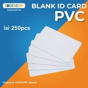 Jual Blank Card Untuk Id Card Bahan Pvc Ukuran Standart Isi 250 - Kab ...