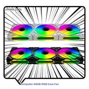 Jual LOVING COOL PC Case Radiator Fan 5V 3PIN ARGB Cooling Ventiladores ...