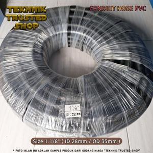 Jual Selang conduit pvc ID 28mm 1 1/8" x 1Roll saluran kabel listrik A ...