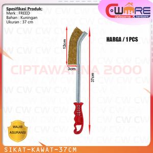 Jual Sikat Kawat Las Baja Kuningan Bengkok Gagang Panjang Wire Brush 37 ...