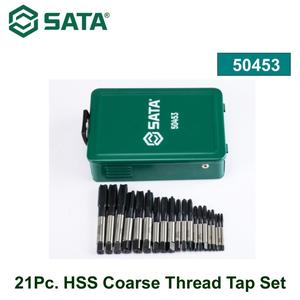 Jual Mata Bor Set 21 pcs Tap Senai Ulir Kasar HSS 50453 Sata Tools 21Pc ...