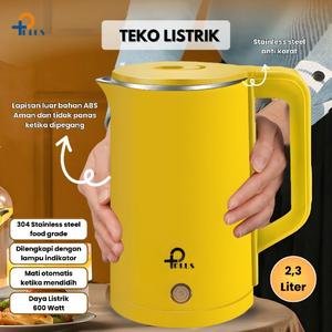 Jual PPLUS Termos Air Panas Teko Listrik 600W 2,3L Pemanas Air Listrik ...