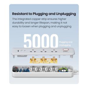 Jual Terlaris Ugreen Powerstrip Colokan Listrik Cabang Charger 3 Port ...