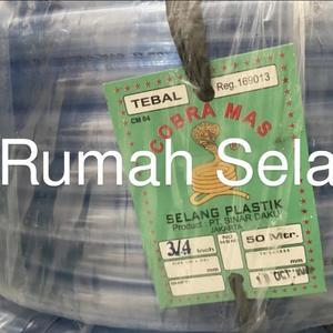 Jual Selang Tebal Cobra Mas 3/4 Inch Rollan / Selang Bening 3/4 Inci ...